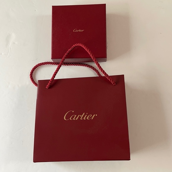 Cartier | Storage & Organization | Cartier Shopping Bag With Box | Poshmark